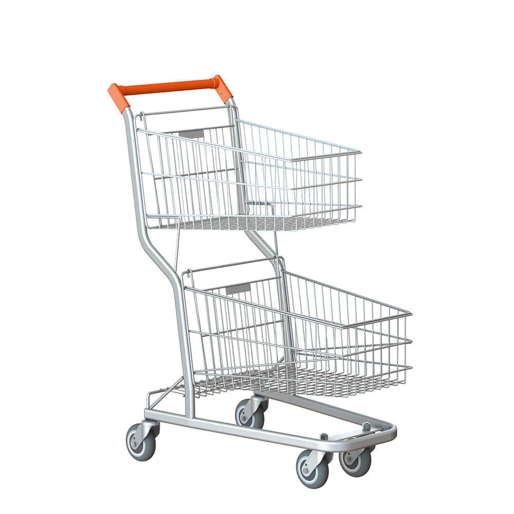 CARRINHO PREMIUM 90L – DUPLO – Grupo Aço Rio